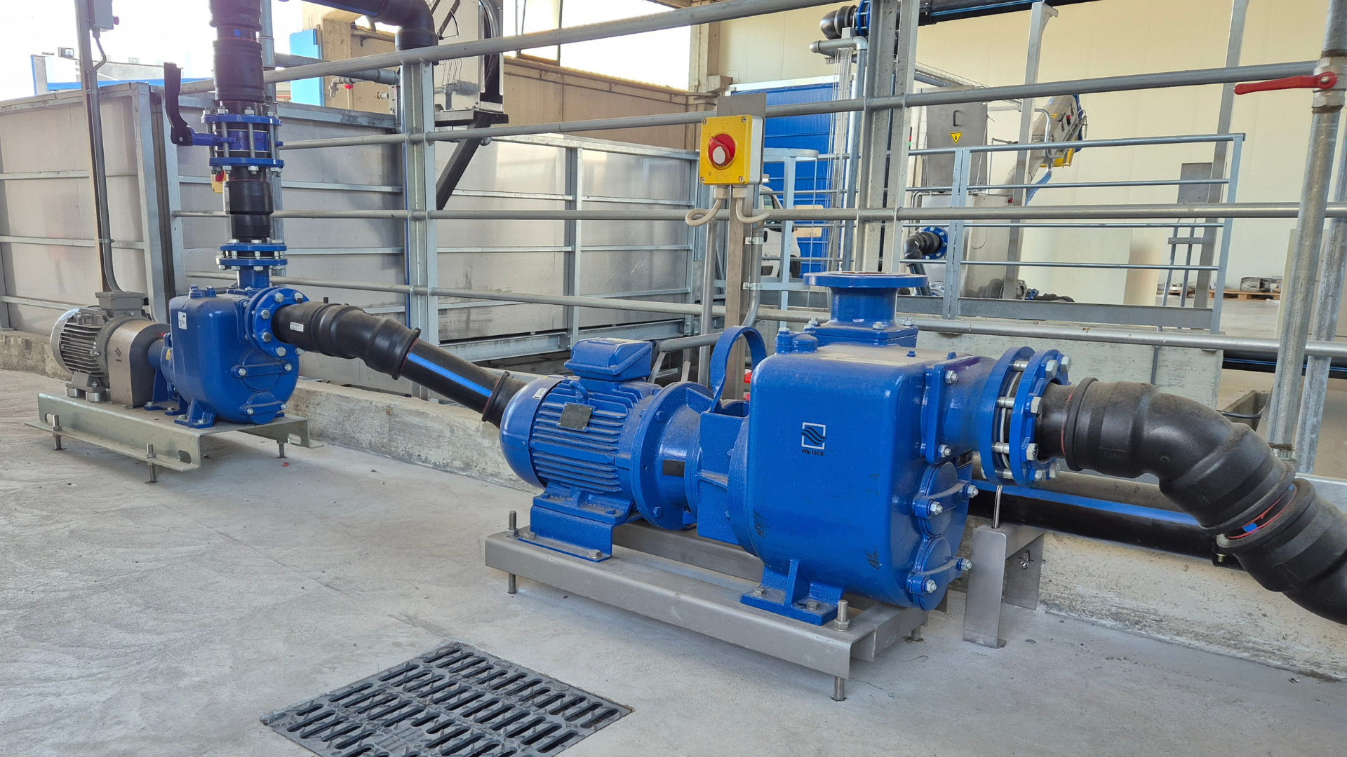 Varisco self priming pumps for sandy wastewater